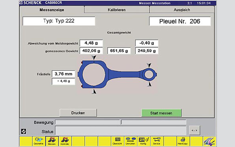 Connecting-rod scale