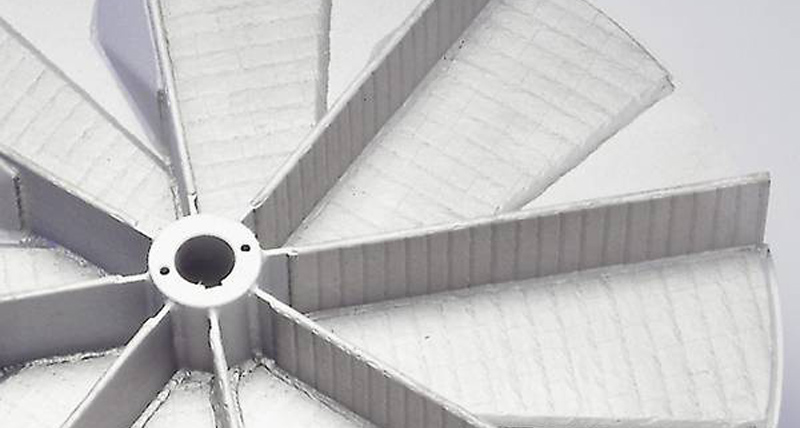 Material transport fans