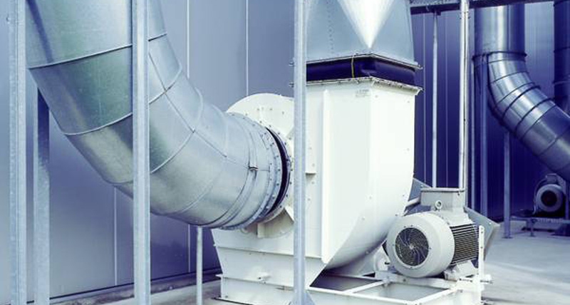 Material transport fans