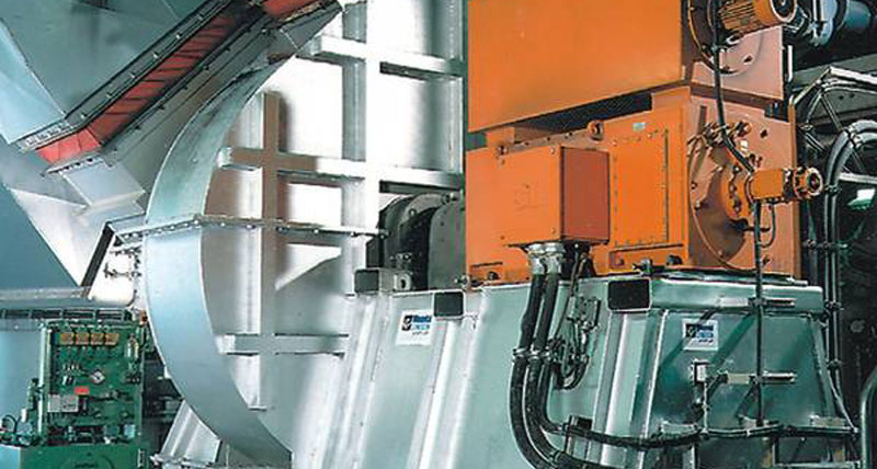 Material transport fans